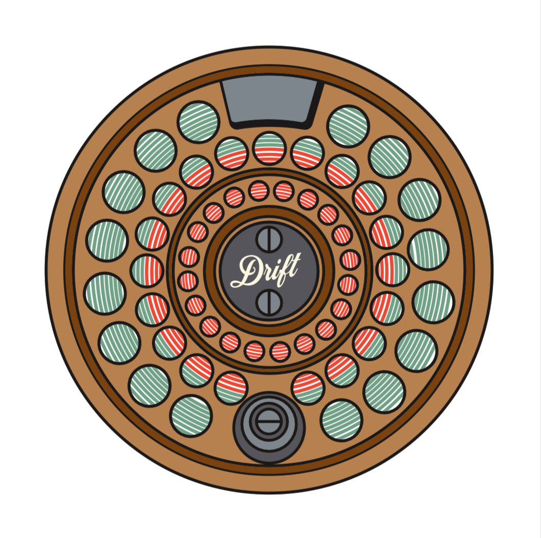 Reel Sticker – Drift Fly Co